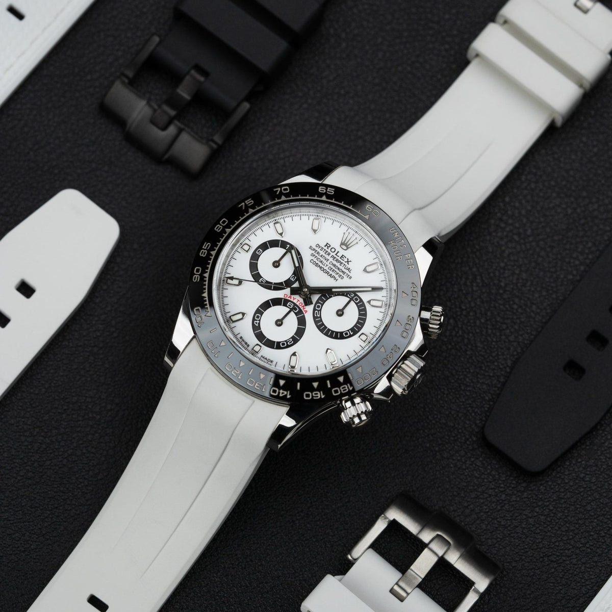 FKM Rubber Strap for Rolex Daytona | Wristbuddys.com