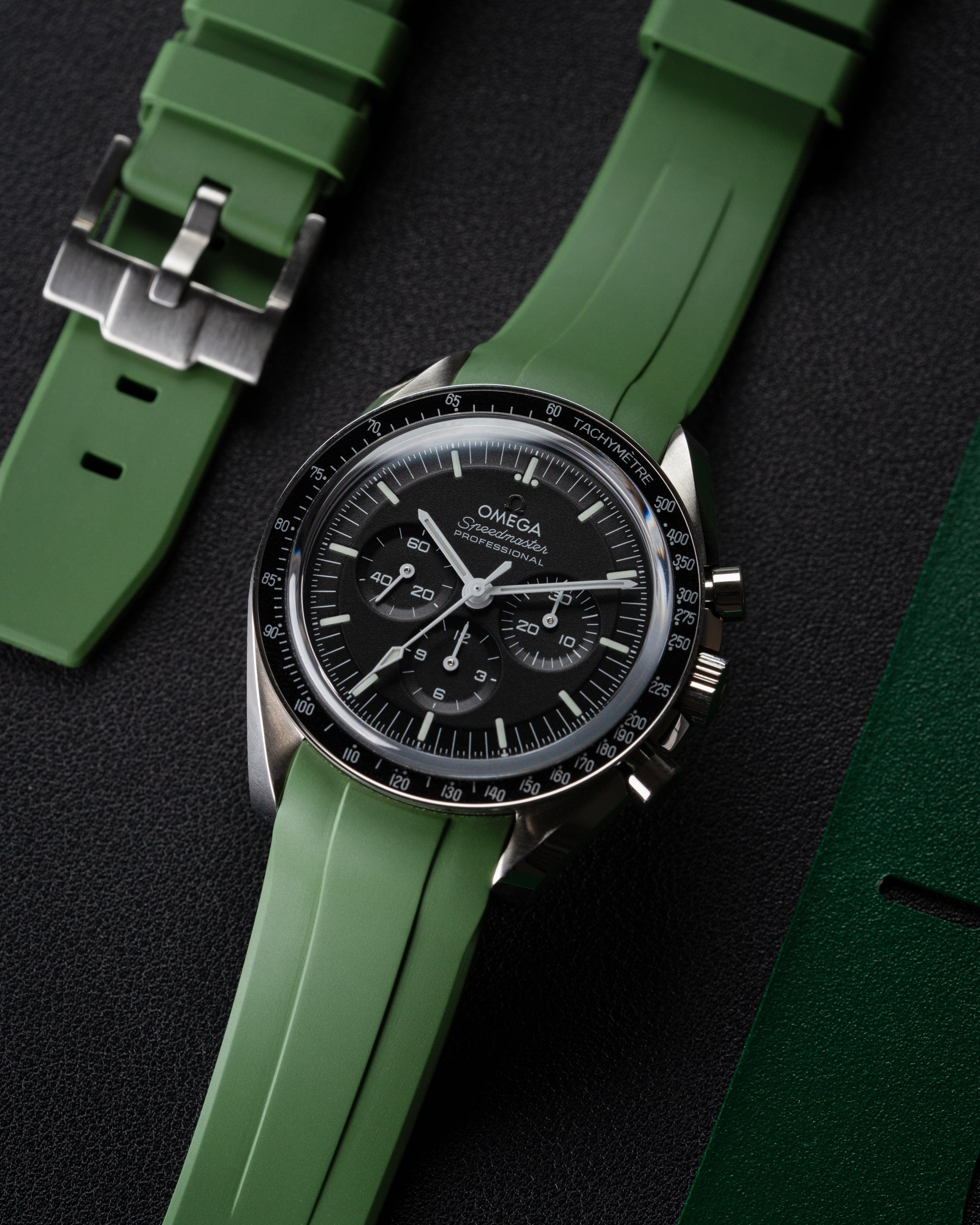 RUBBER WATCH STRAPS FOR OMEGA SPEEDMASTER - Wristbuddys.com