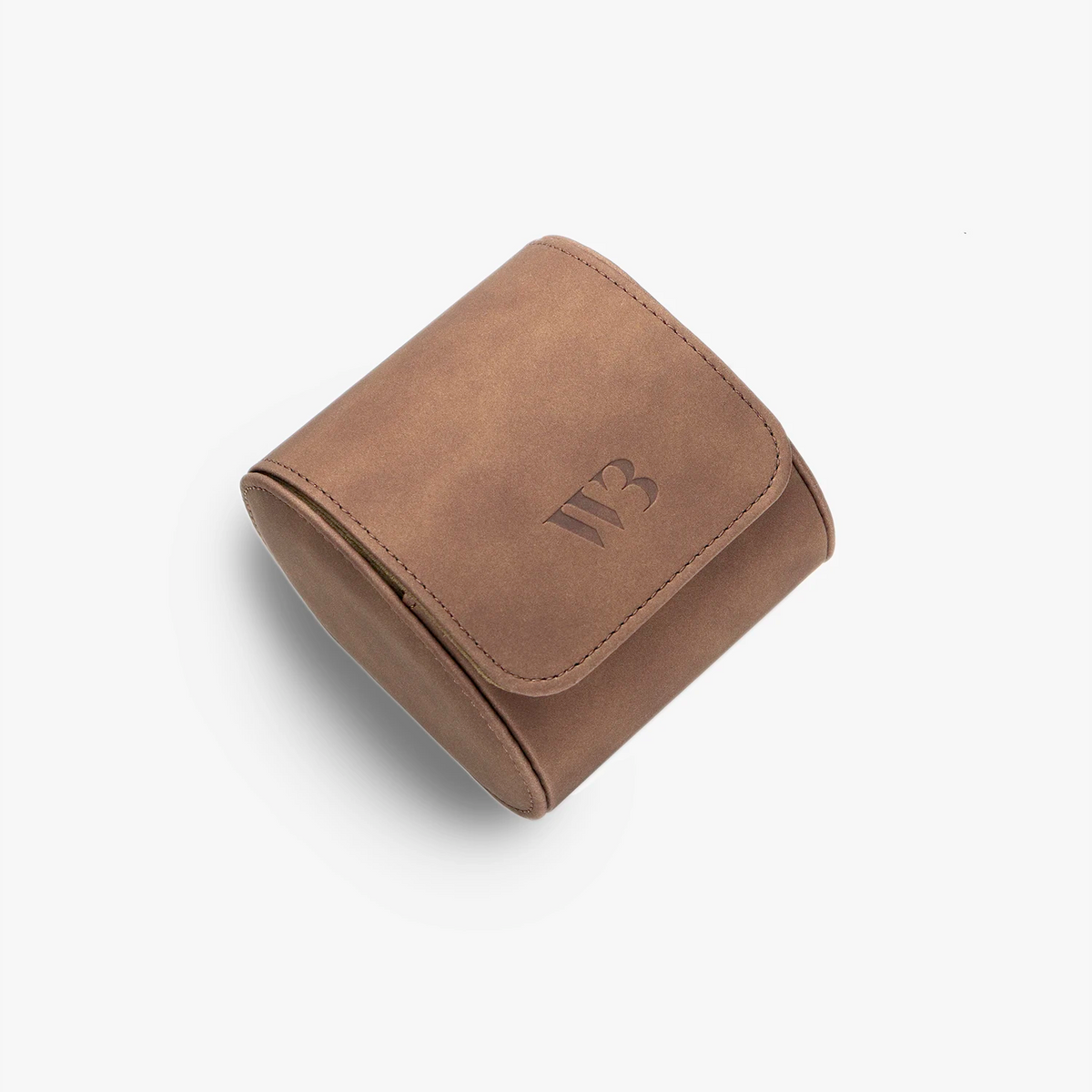 Single Watch Roll Brown Suede | Soft Touch Secure Storage – Wristbuddys
