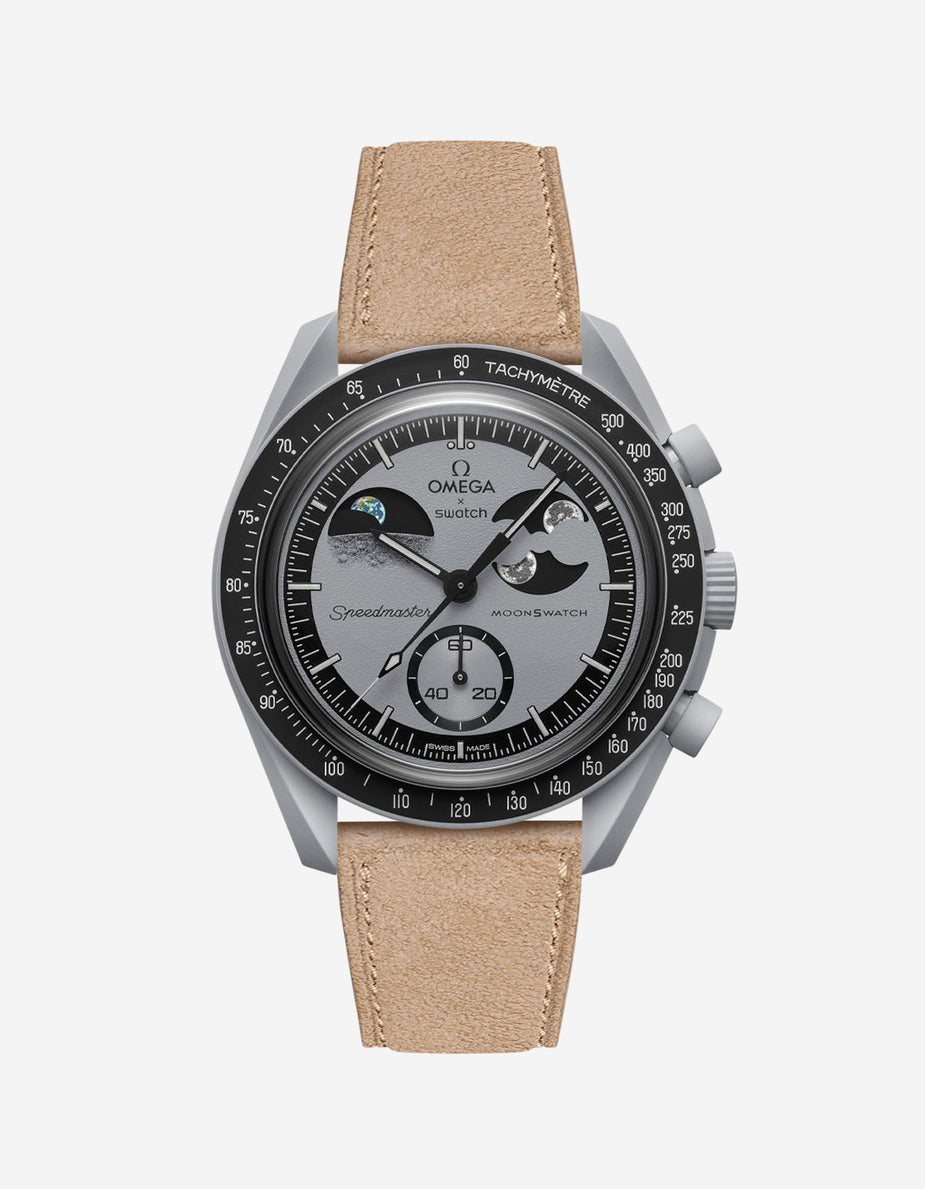 Leather Straps for Omega X Swatch MoonSwatch Mission to EarthPhase ...