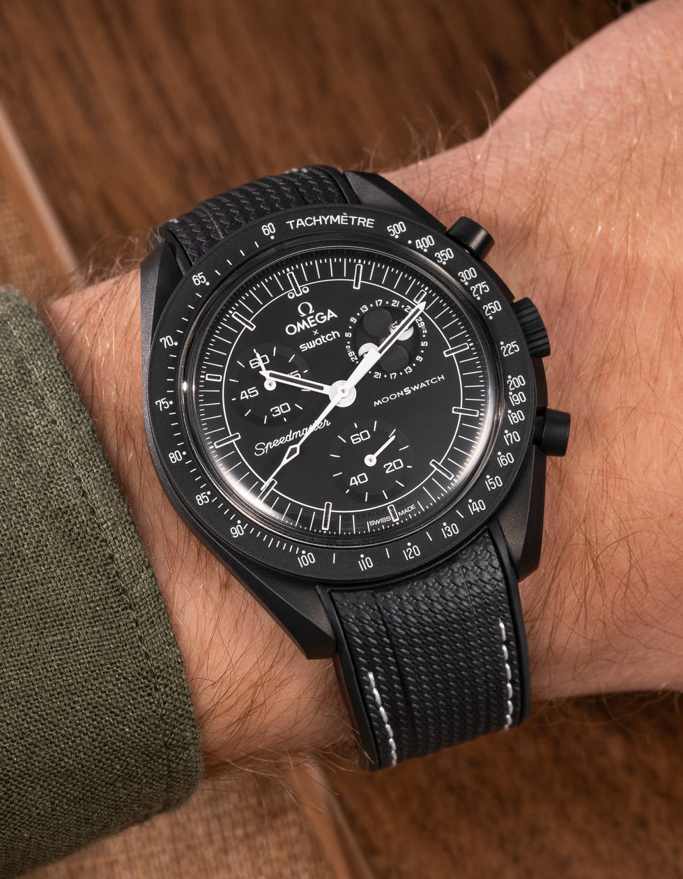 Rubber Watch Strap for Omega X Swatch MoonSwatch Mission to the ...