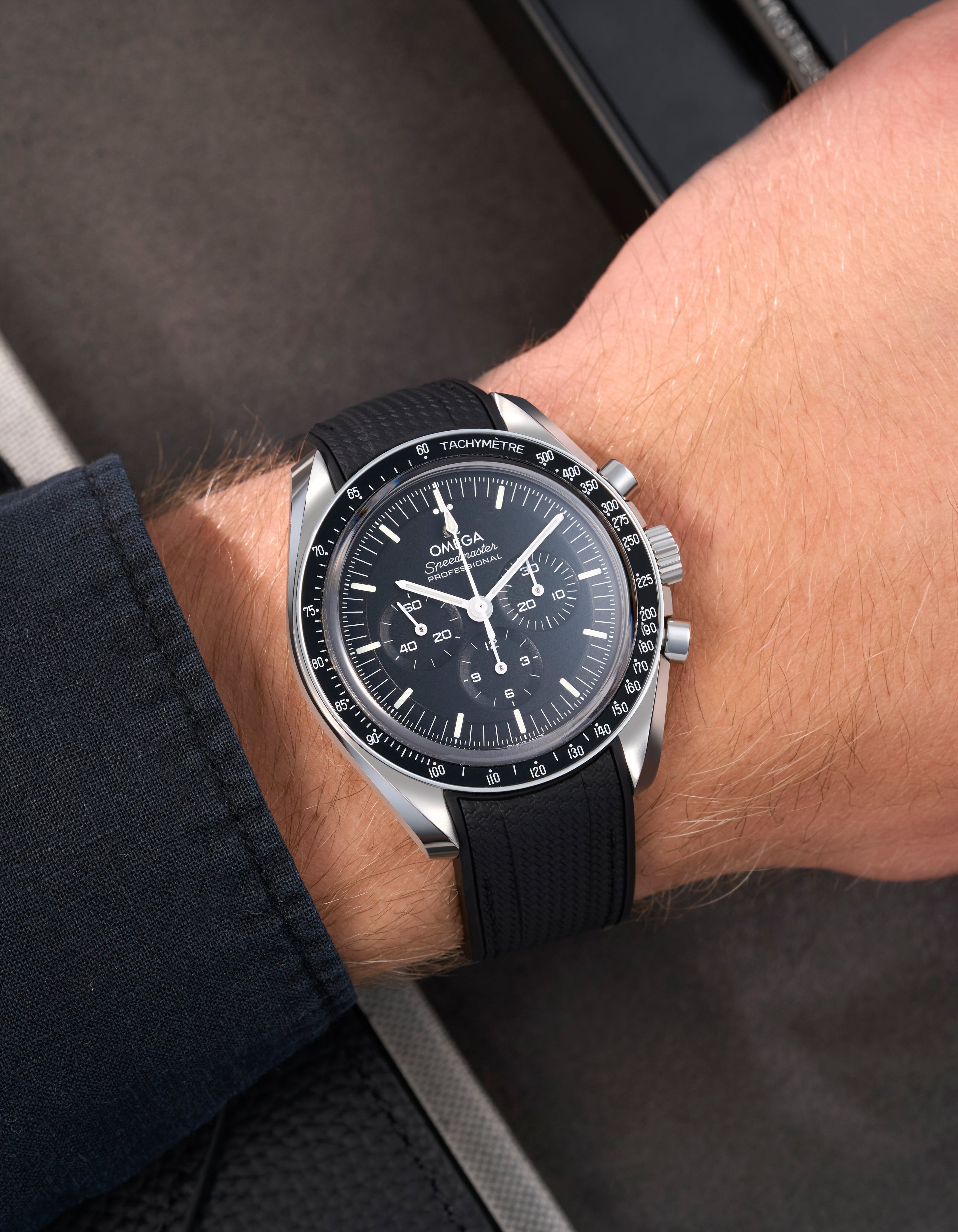 Vertech Rubber Watch Strap for Omega Speedmaster Professional | Wristbuddys