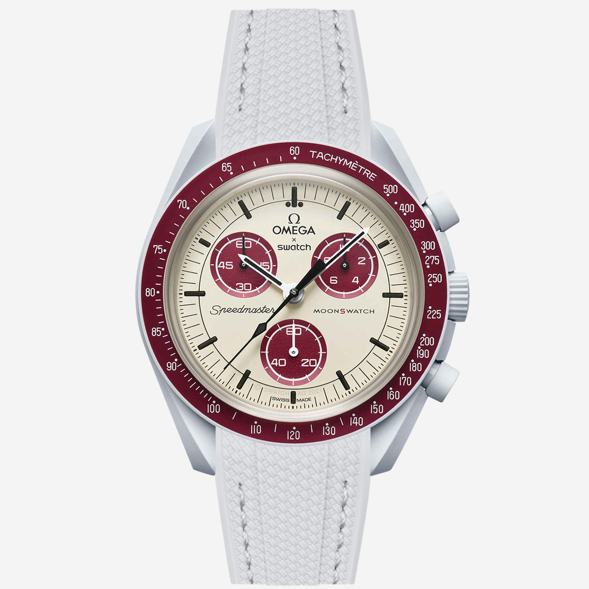 Rubber Watch Strap for Omega X Swatch MoonSwatch Mission to Pluto ...