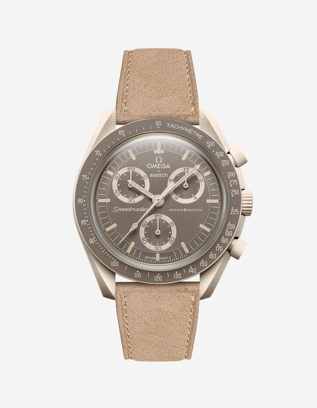 Leather Straps for Omega X Swatch MoonSwatch Mission on Earth - Desert ...