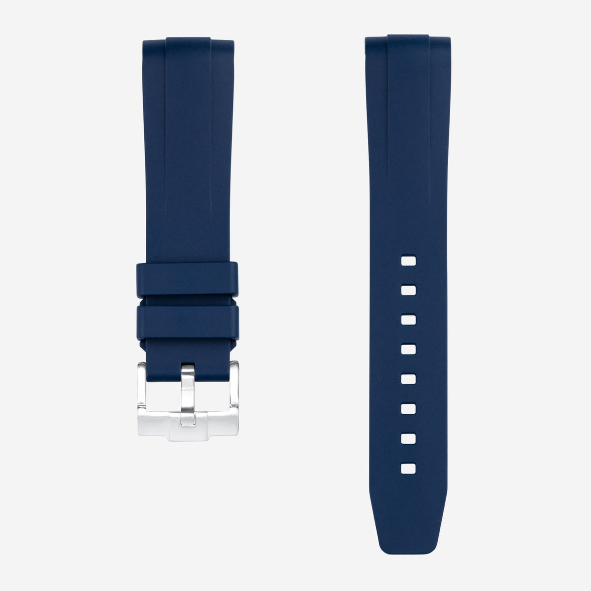 Navy Blue FKM Rubber Strap for Omega Seamaster 300 Diver – Wristbuddys