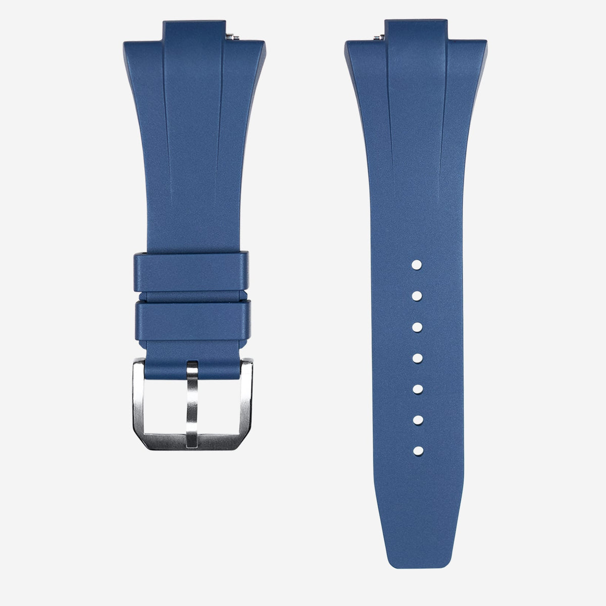 Blue FKM Rubber Strap For Tissot PRX - Wristbuddys.com