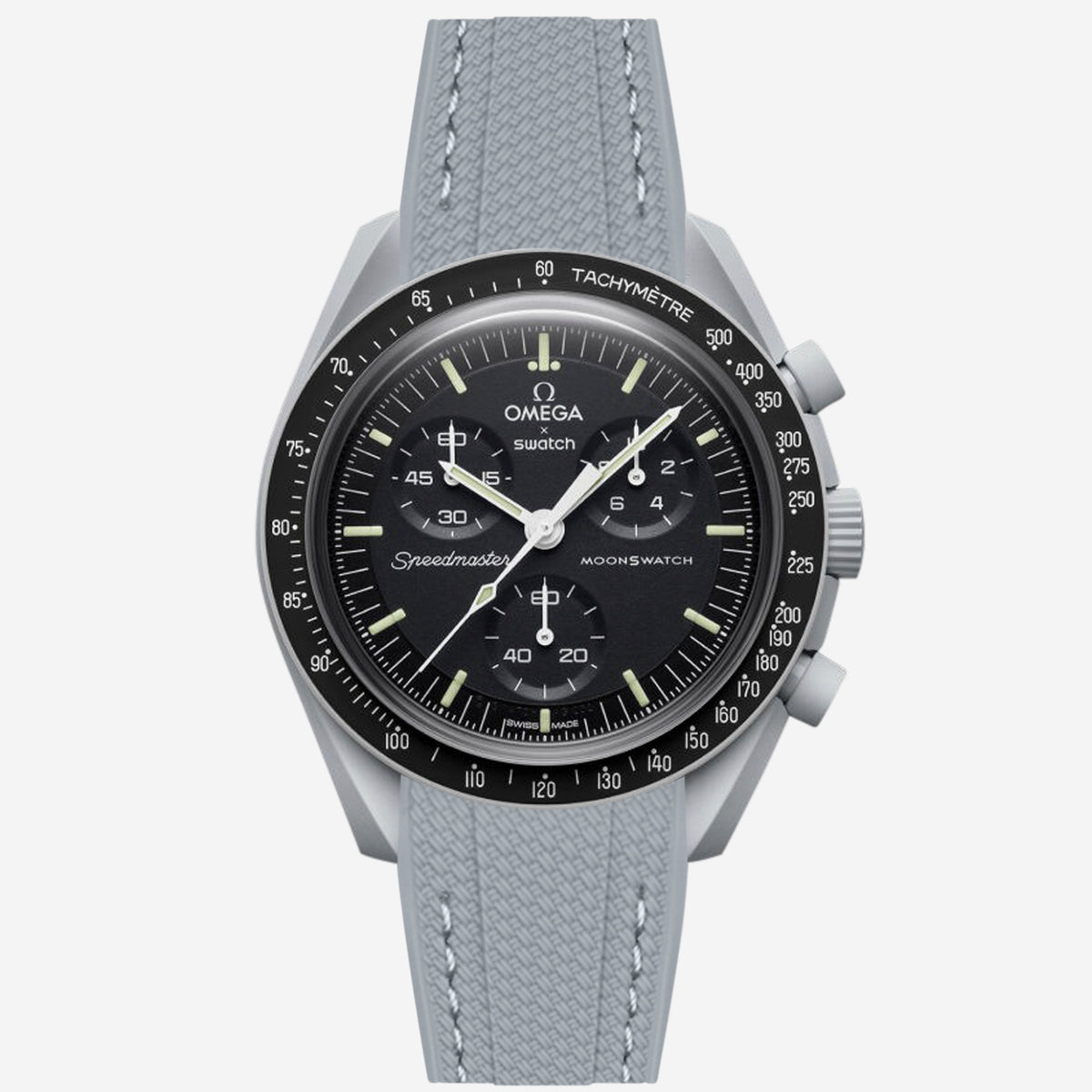 Rubber Watch Strap for Omega X Swatch MoonSwatch Mission to the Moon ...
