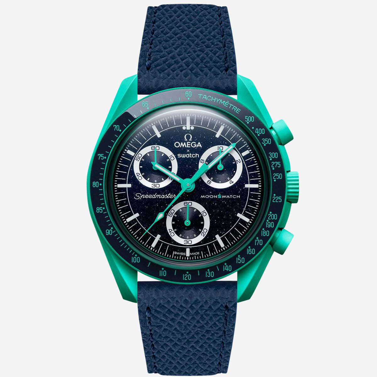 Leather Straps for Omega X Swatch MoonSwatch Misson on Earth - Polar ...