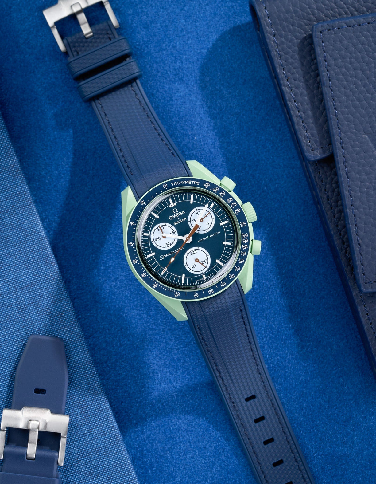 Rubber Watch Strap for Omega X Swatch MoonSwatch Mission on Earth ...