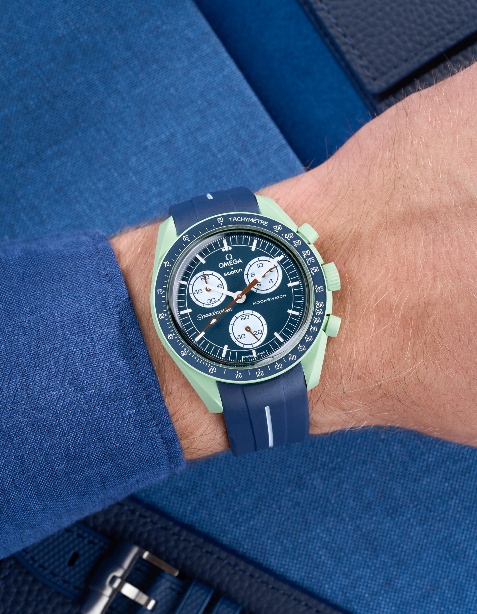 Rubber Watch Strap for Omega X Swatch MoonSwatch Mission on Earth ...