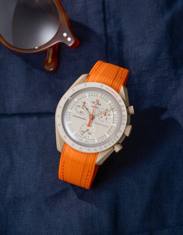 Home Rubber Strap for Omega X Swatch MoonSwatch Mission to Jupiter