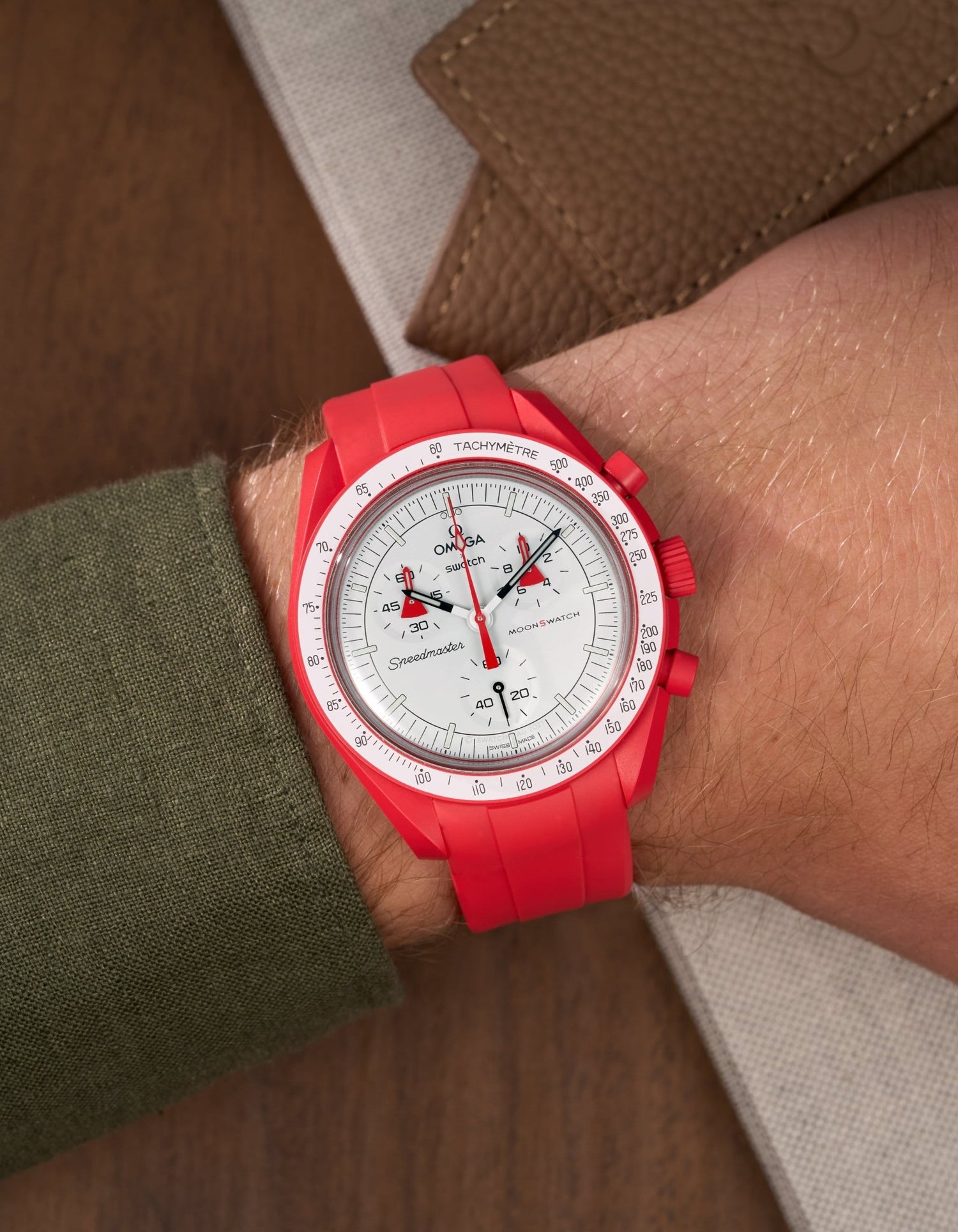 Rubber Watch Strap for MoonSwatch Mission to Mars – Wristbuddys