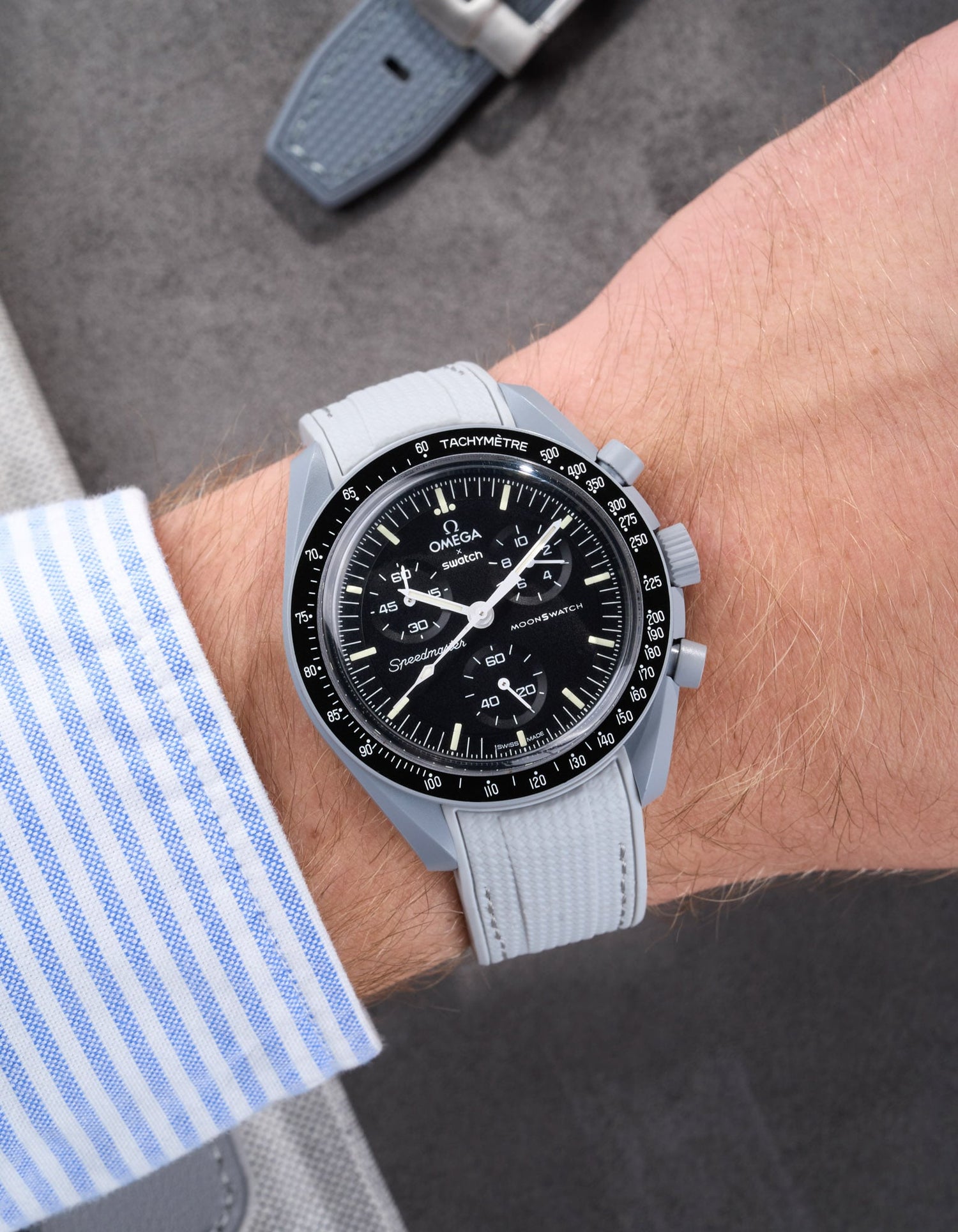 Rubber Watch Strap for Omega X Swatch MoonSwatch Mission to the Moon ...