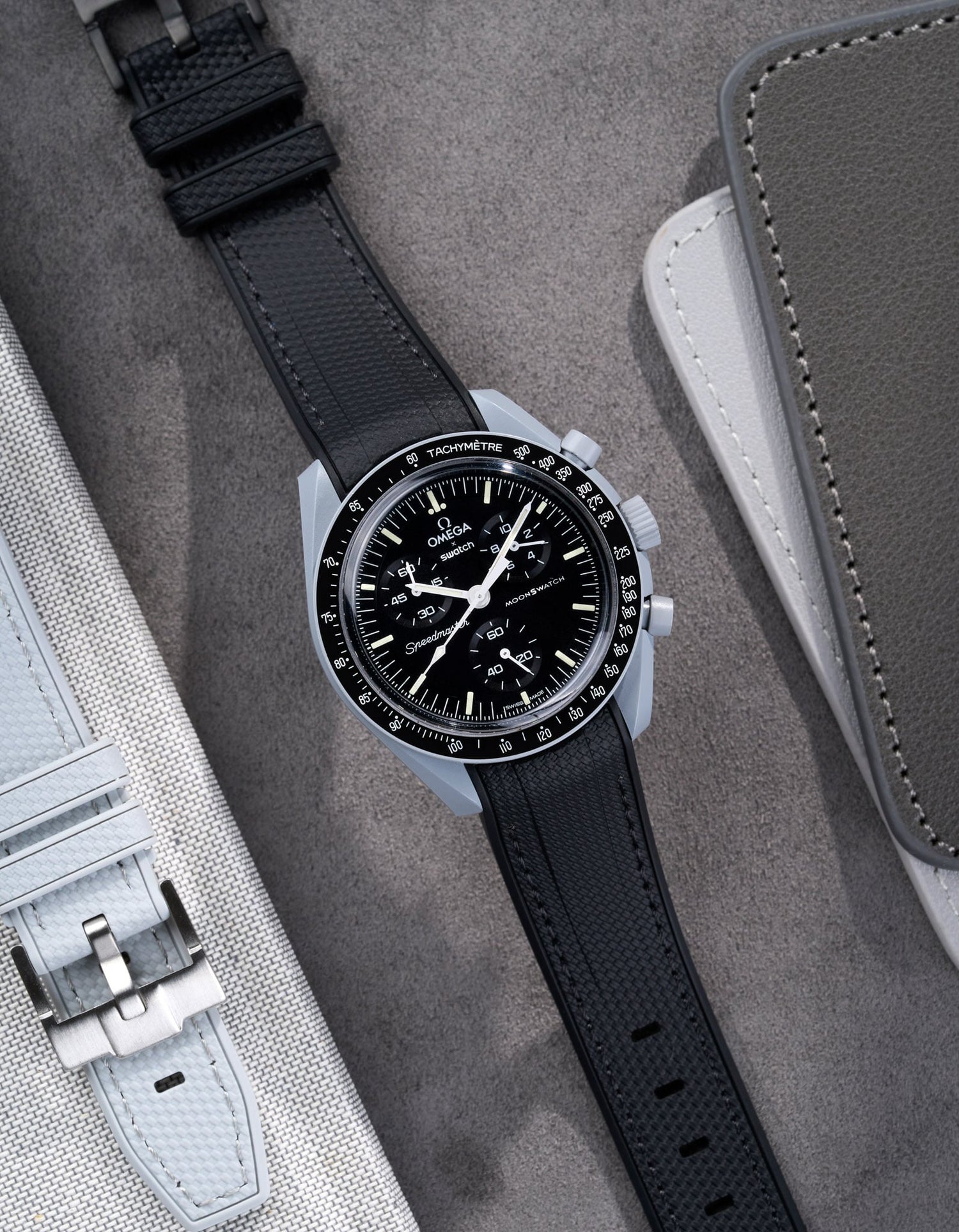 Rubber Watch Strap for Omega X Swatch MoonSwatch Mission to the Moon ...