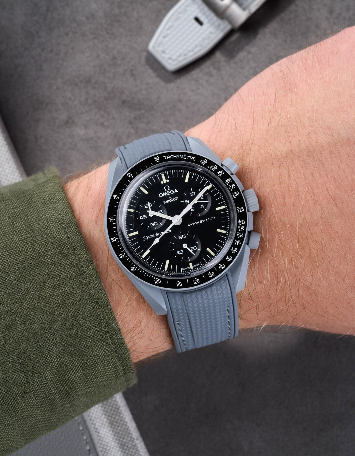Rubber Watch Strap for Omega X Swatch MoonSwatch Mission to the Moon ...