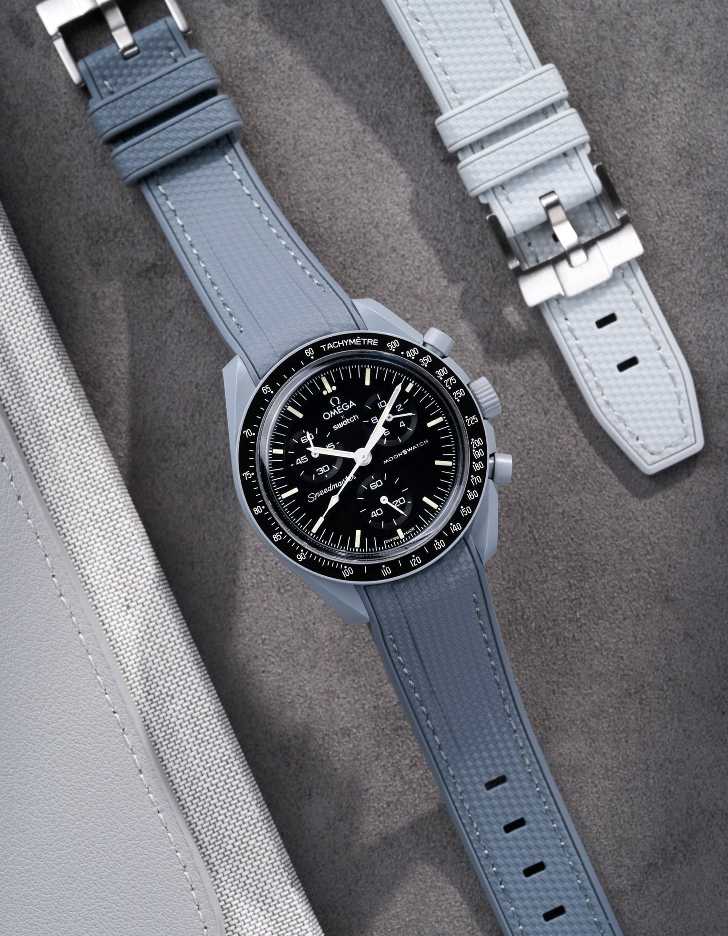 Rubber Watch Strap for Omega X Swatch MoonSwatch Mission to the Moon ...