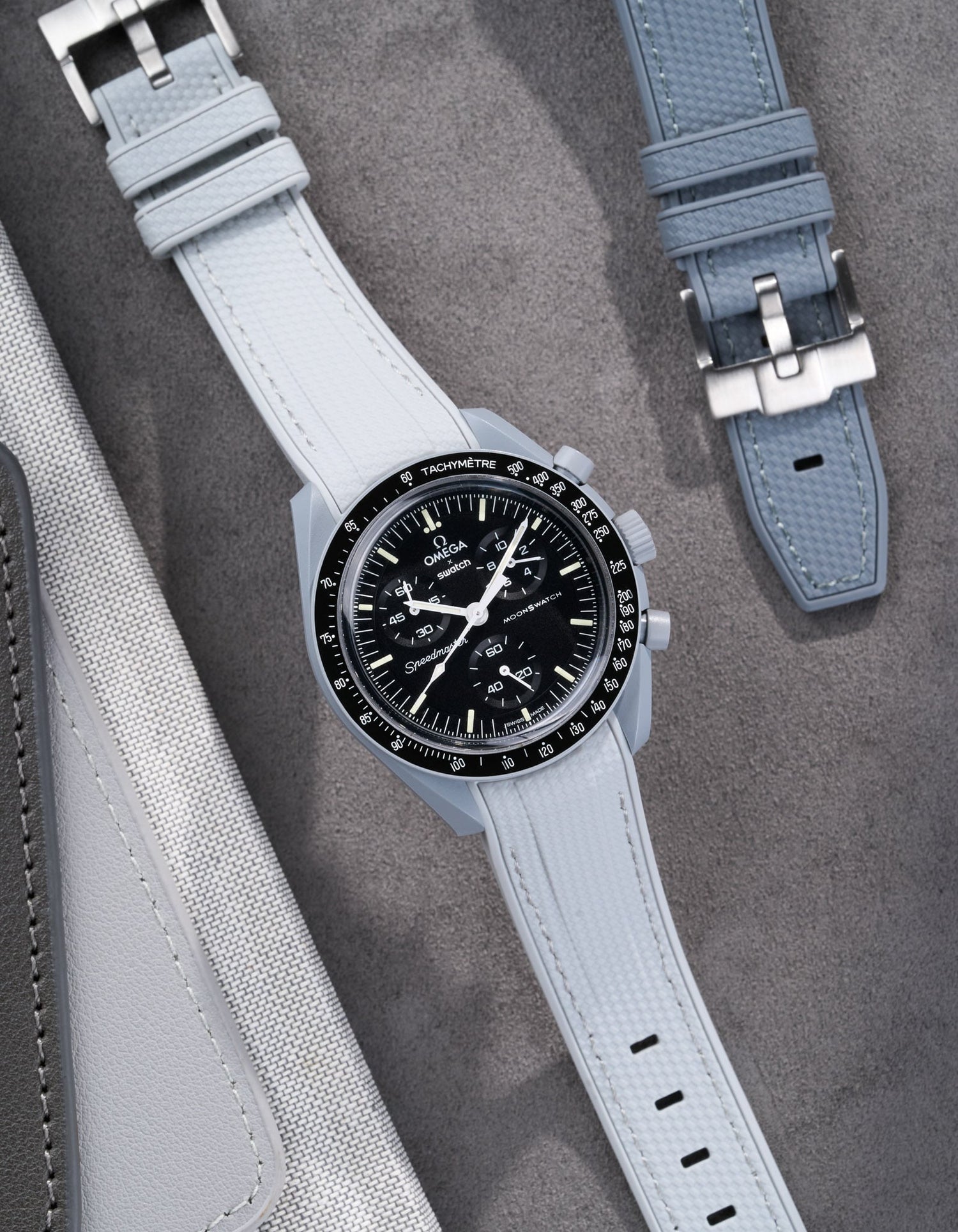 Rubber Watch Strap for Omega X Swatch MoonSwatch Mission to the Moon ...
