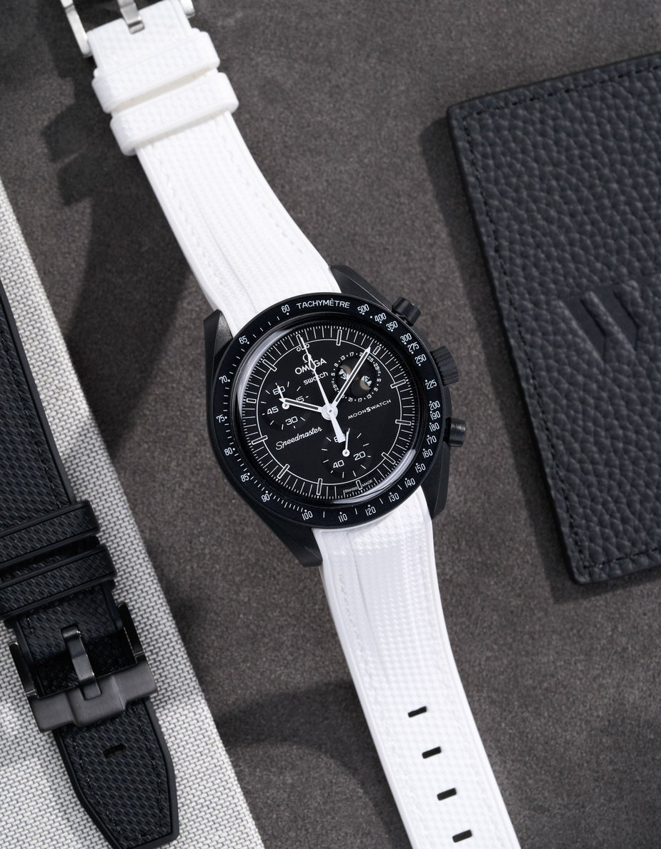 Rubber Watch Strap for Omega X Swatch MoonSwatch Mission to the ...