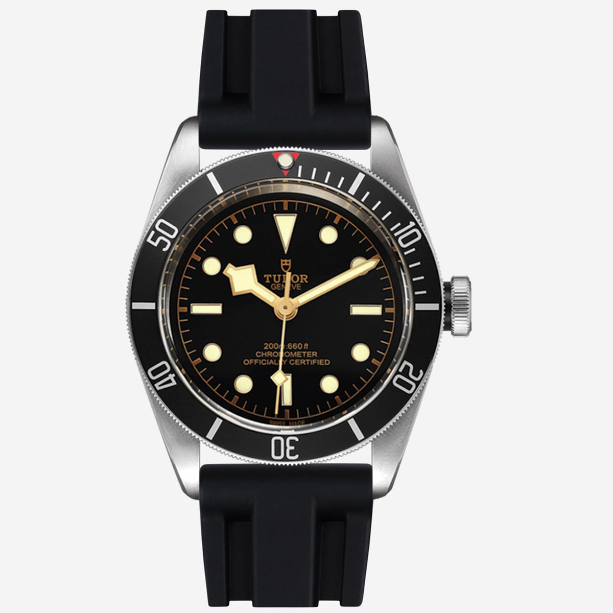 FKM Rubber Watch Strap for Tudor Black Bay 41 | Wristbuddys.com