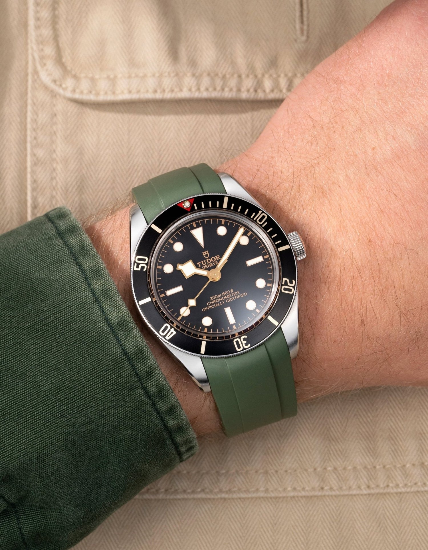 FKM Rubber Watch Strap for Tudor Black Bay 58 | Wristbuddys
