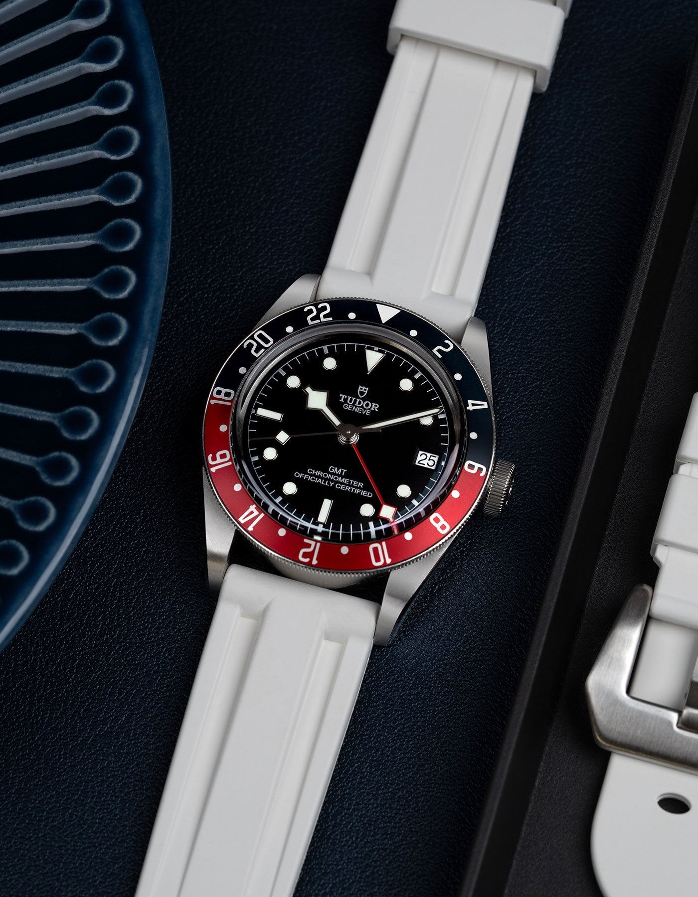 FKM Rubber Watch Strap for Tudor Black Bay GMT | Wristbuddys.com