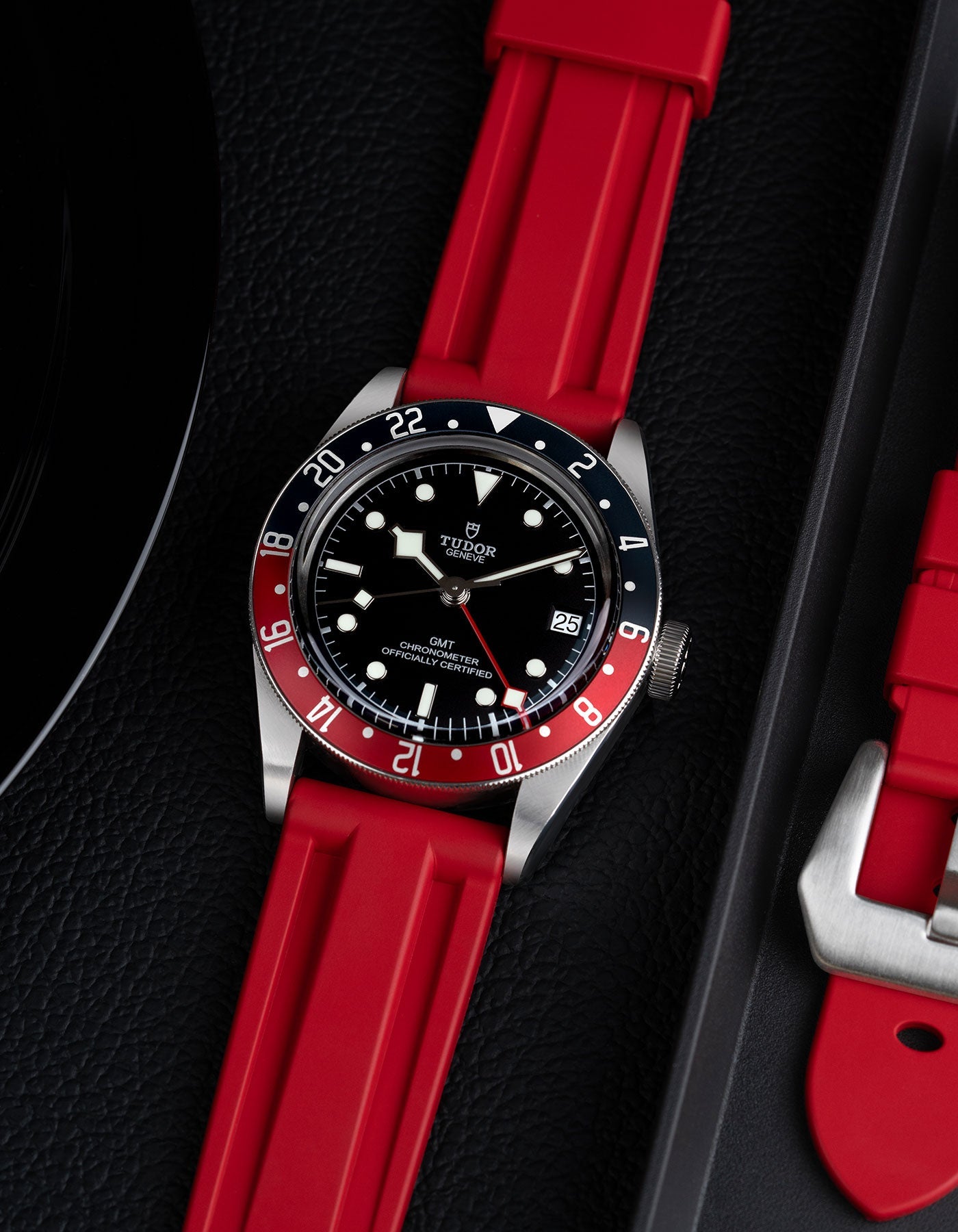 FKM Rubber Watch Strap for Tudor Black Bay GMT | Wristbuddys.com