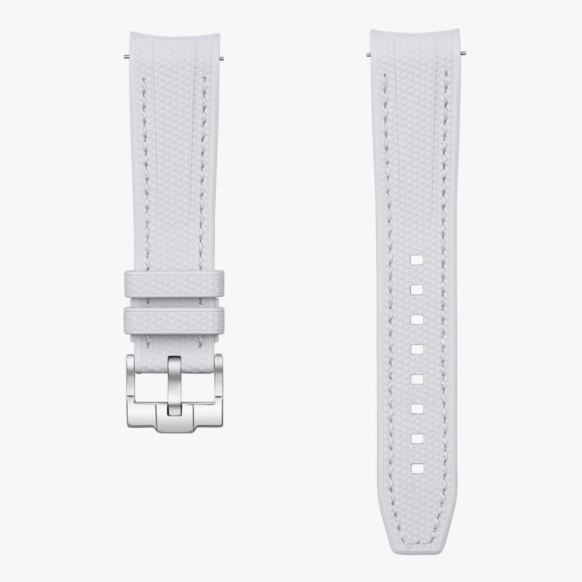 Grey Vertech Curved Rubber Watch Strap for MoonSwatch - Wristbuddys