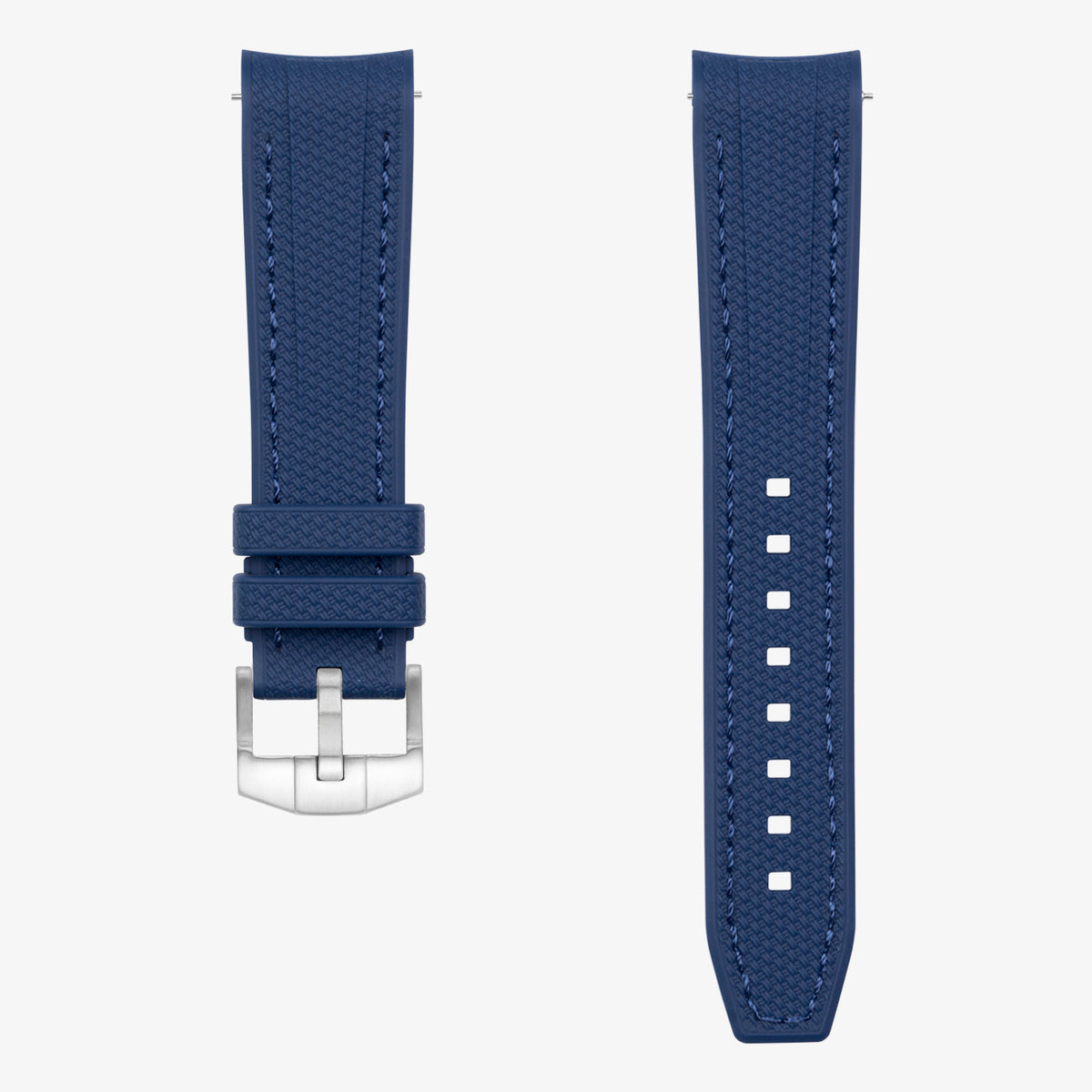 Curved Vertech Rubber Strap Blue for MoonSwatch | Exact fit – Wristbuddys