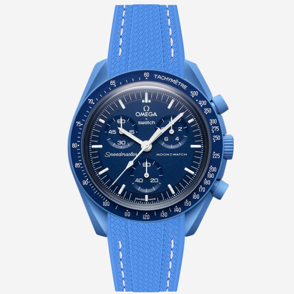 Rubber Watch Strap for MoonSwatch Mission to Neptune | WB – Wristbuddys