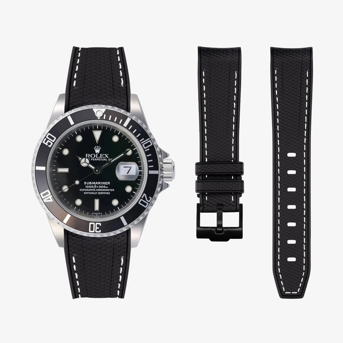 Vertech Rubber Watch Strap for Rolex Submariner 16610 – Wristbuddys